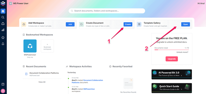 Bit.ai Review: Is It a Good AI Document Creation Tool?