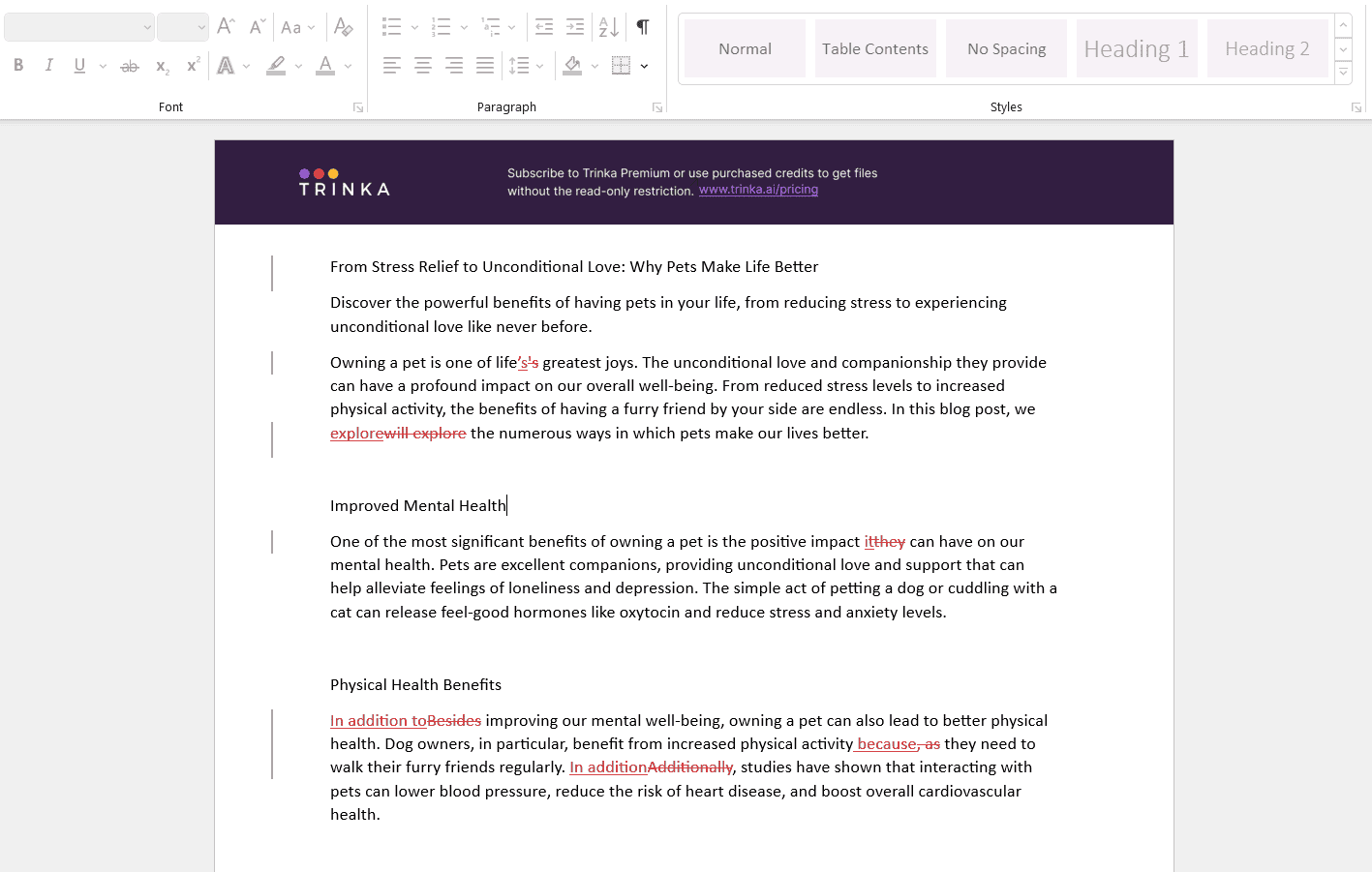 Trinka AI Review: Is It a Good AI Language Correction Tool?
