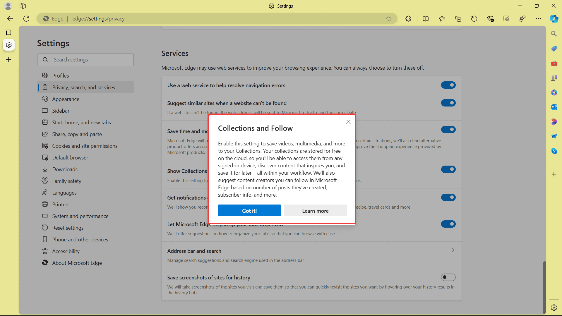 Microsoft is really, really eager to kill the "Follow this creator ...