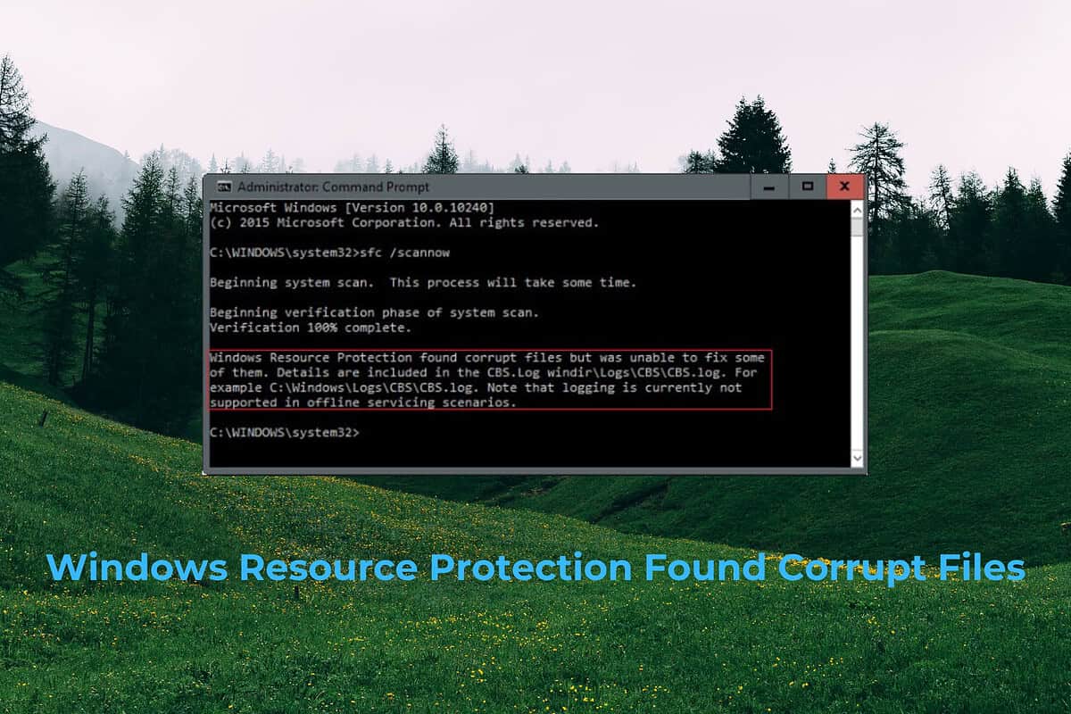 Windows Resource Protection Found Corrupt Files: 6 Fixes