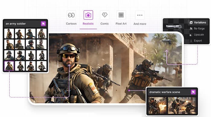 Best AI Game Generator to Generate Assets and Entire Games [2025]