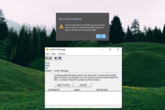 How to Fix Outlook Conflict Message Issues – 7 Easy Methods