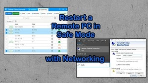How to Restart a Remote PC in Safe Mode with Networking
