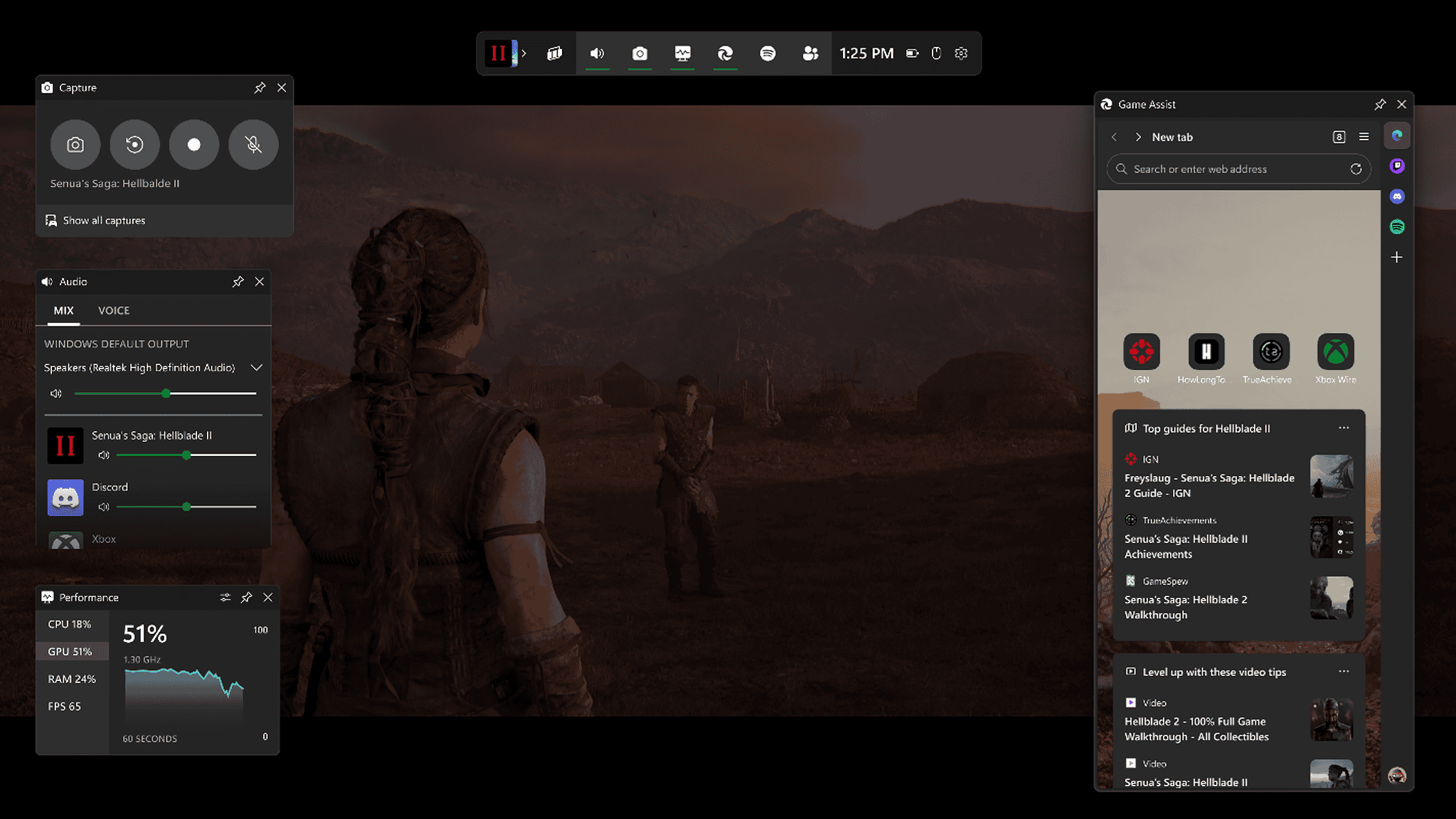 Edge's Game Assist lets you finish your games without leaving