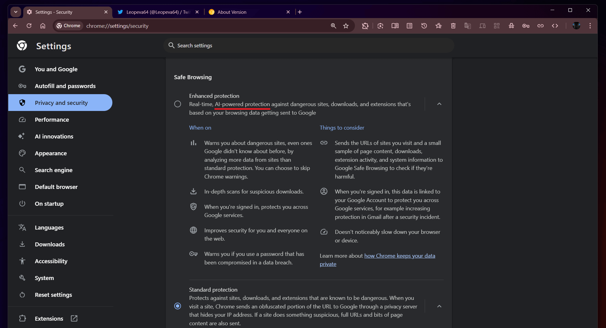 Google says that AI powers Chrome's enhanced protection mode