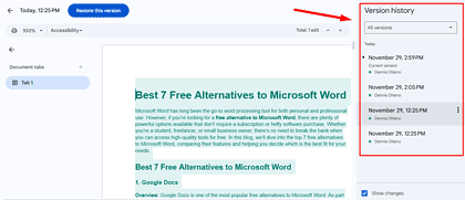 Free Alternative to Microsoft Word - 5 Powerful Options