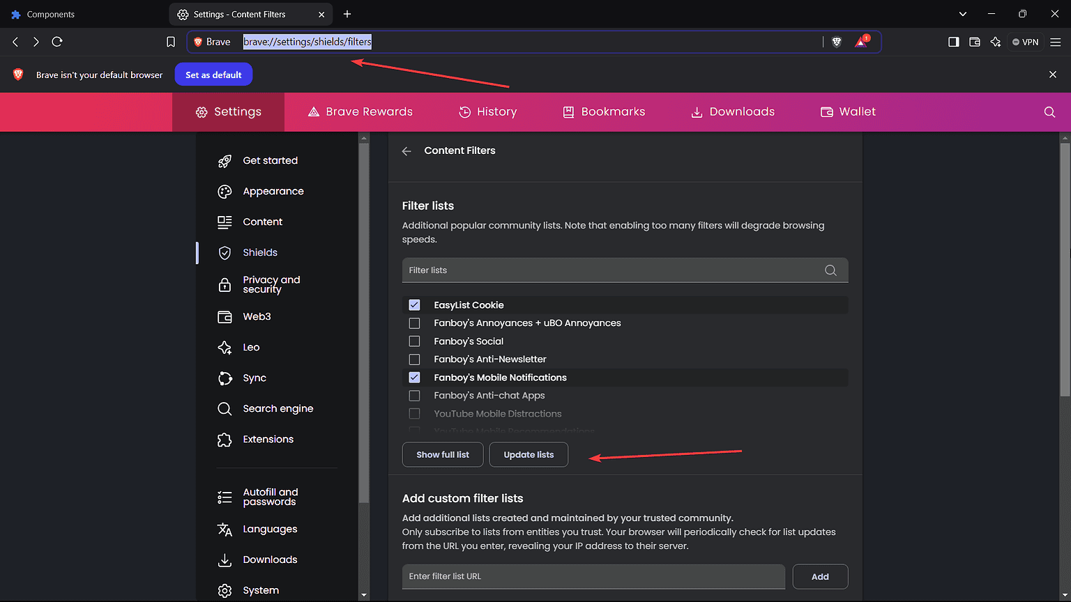 Brave ad blocker not working? Here's the fix