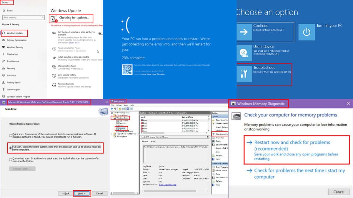 Kernel Mode Heap Corruption: 10 Best Fixes