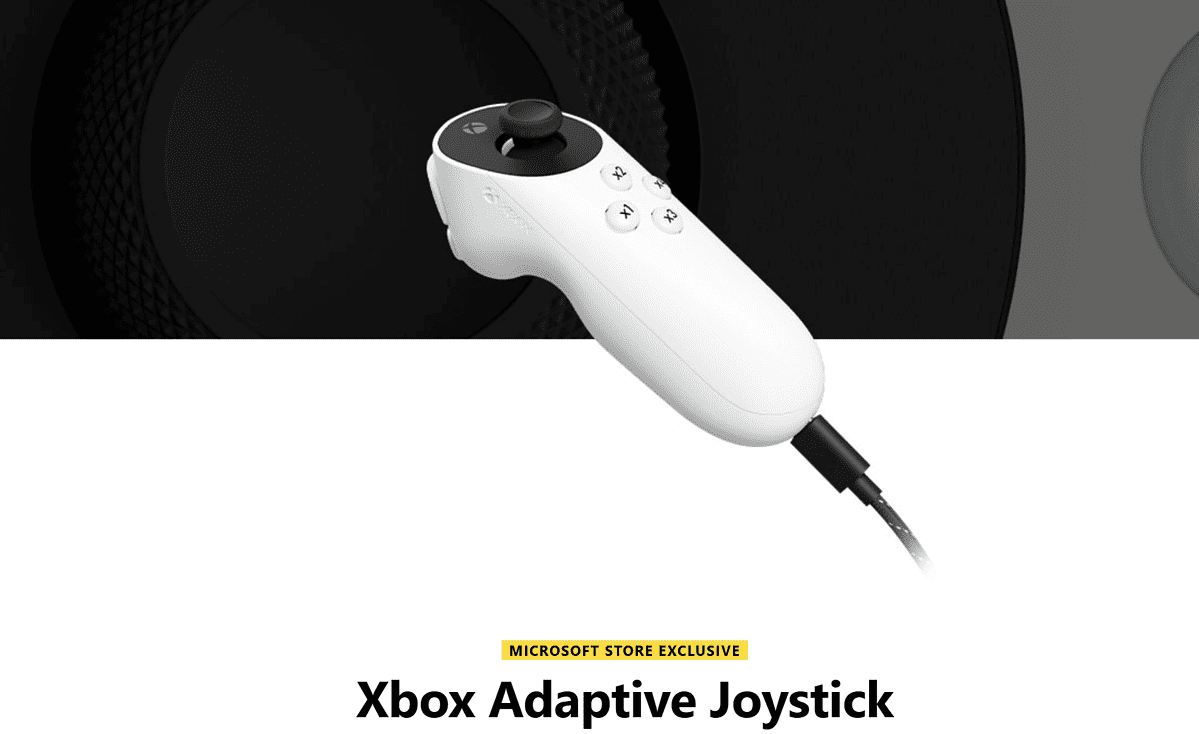 The new Xbox Adaptive Joystick priced at $29.99 is only available via ...