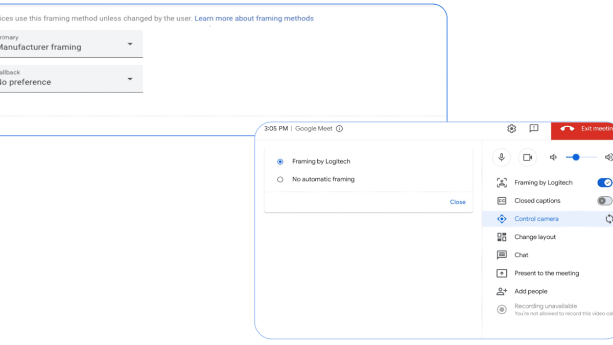 Google Meet Introduces new Continuous Framing feature with Logitech ...