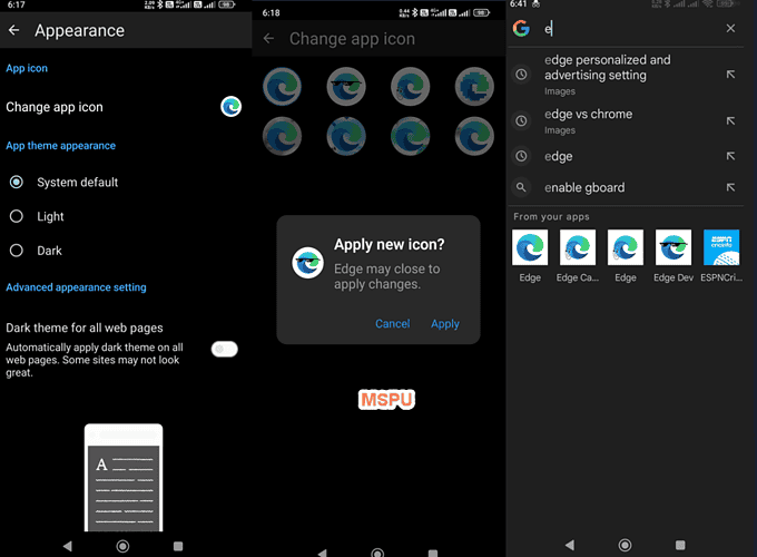Microsoft Edge for Android Rolls Out 'Custom App Icons' for 50th ...