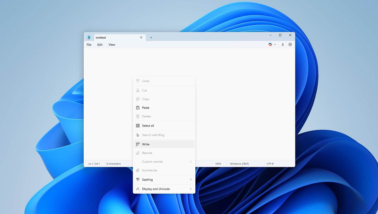 Notepad Isn’t Just for Notes Anymore, Microsoft Adds AI "Write" feature ...