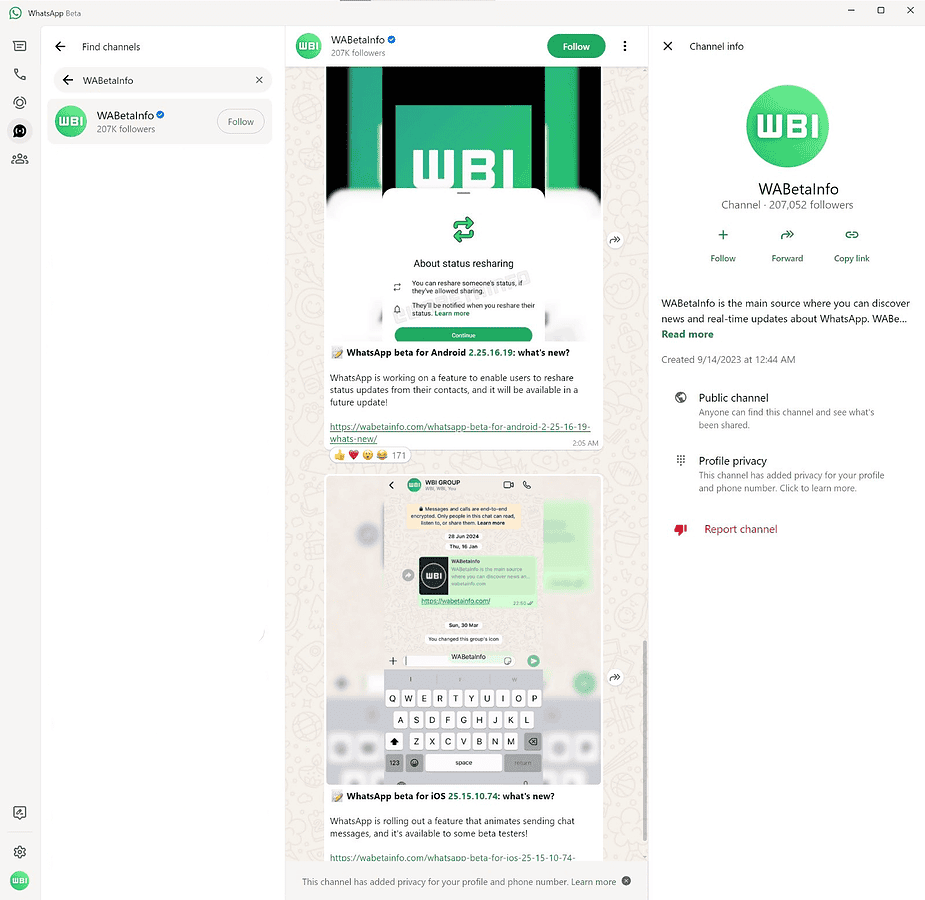 WhatsApp Windows App gets a Revamp with New Interface, Channels, and ...