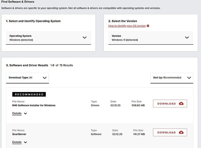 How to Install Canon imageFORMULA R40 Driver on Windows 11