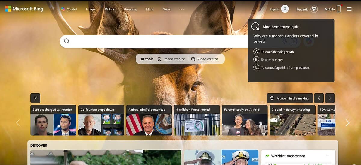 How To Play The Bing Homepage Quiz And Win (Quick Guide)