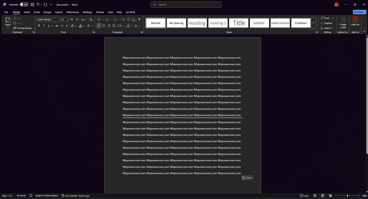 How To Add A Horizontal Line In Word - Quick Guide