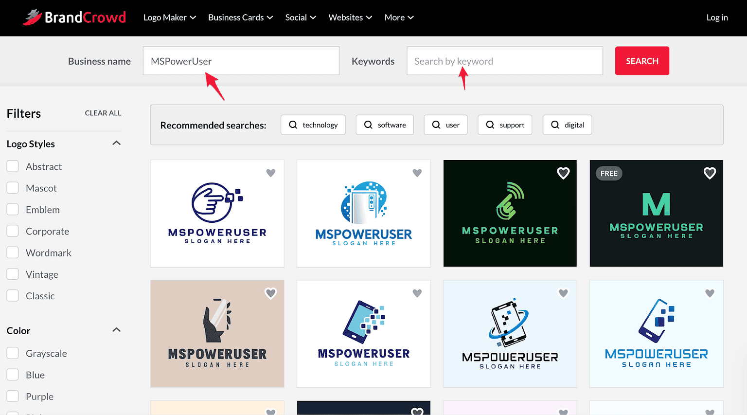 BrandCrowd Review: AI Logo Maker & Template Tools